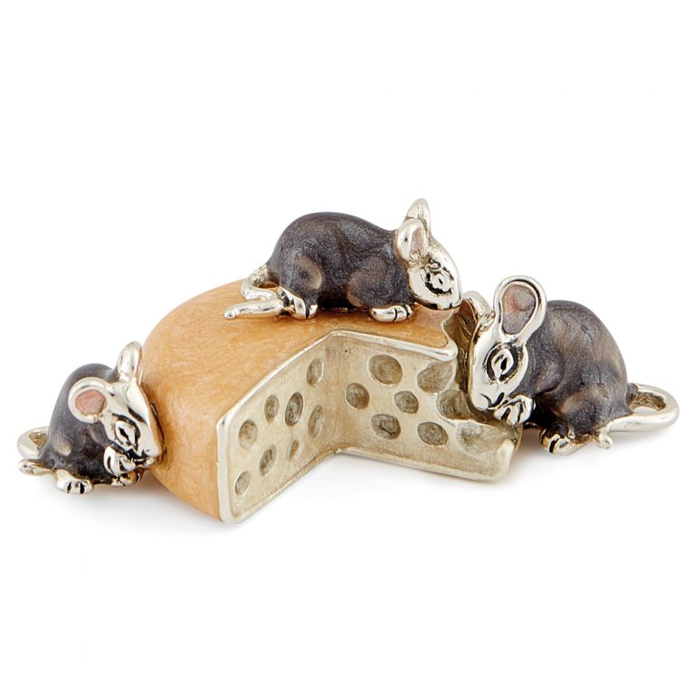 Mice Nibbling Cheese